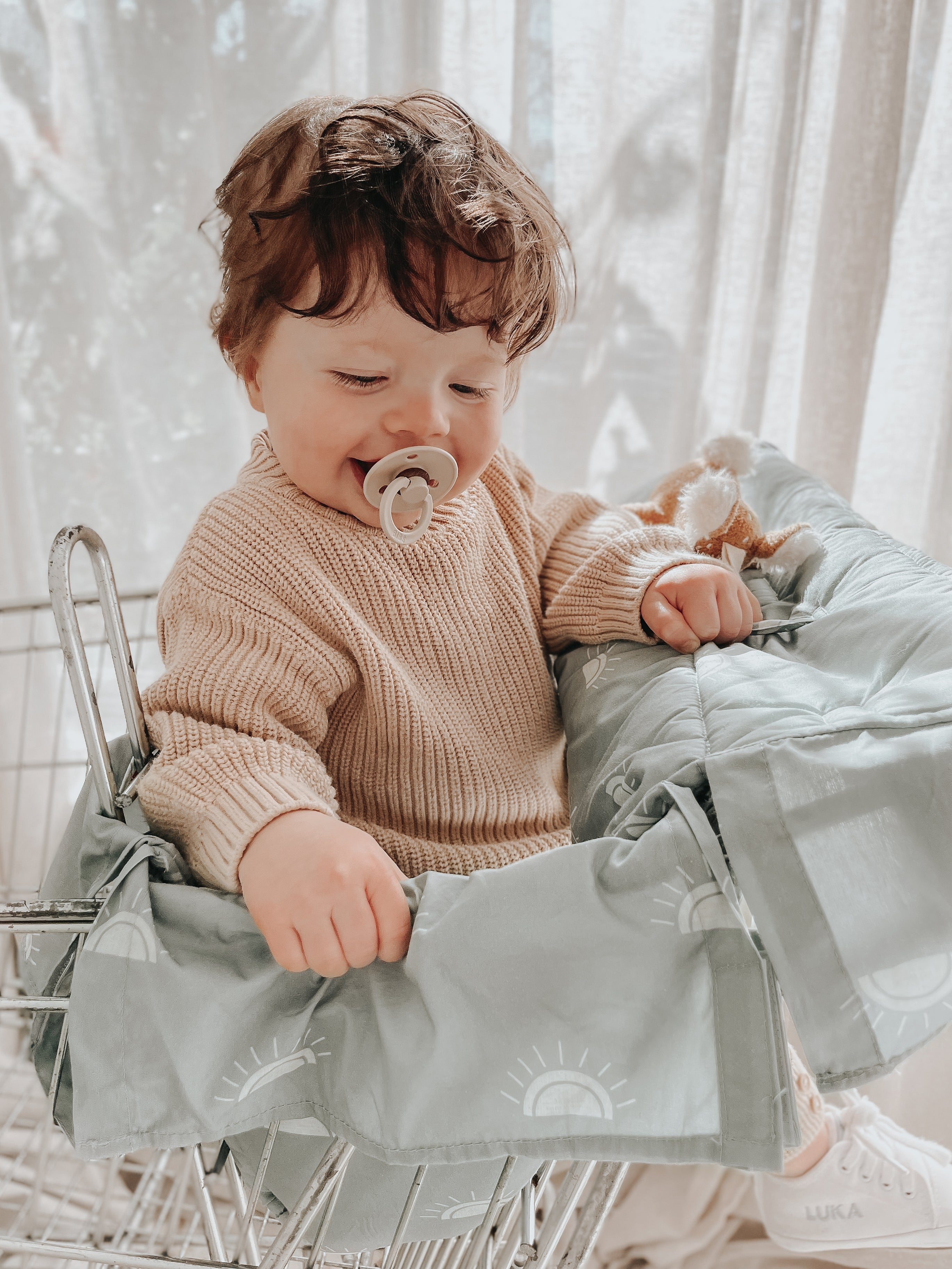 Double Trolley Liner | Sage Sunshine – Bambella Designs