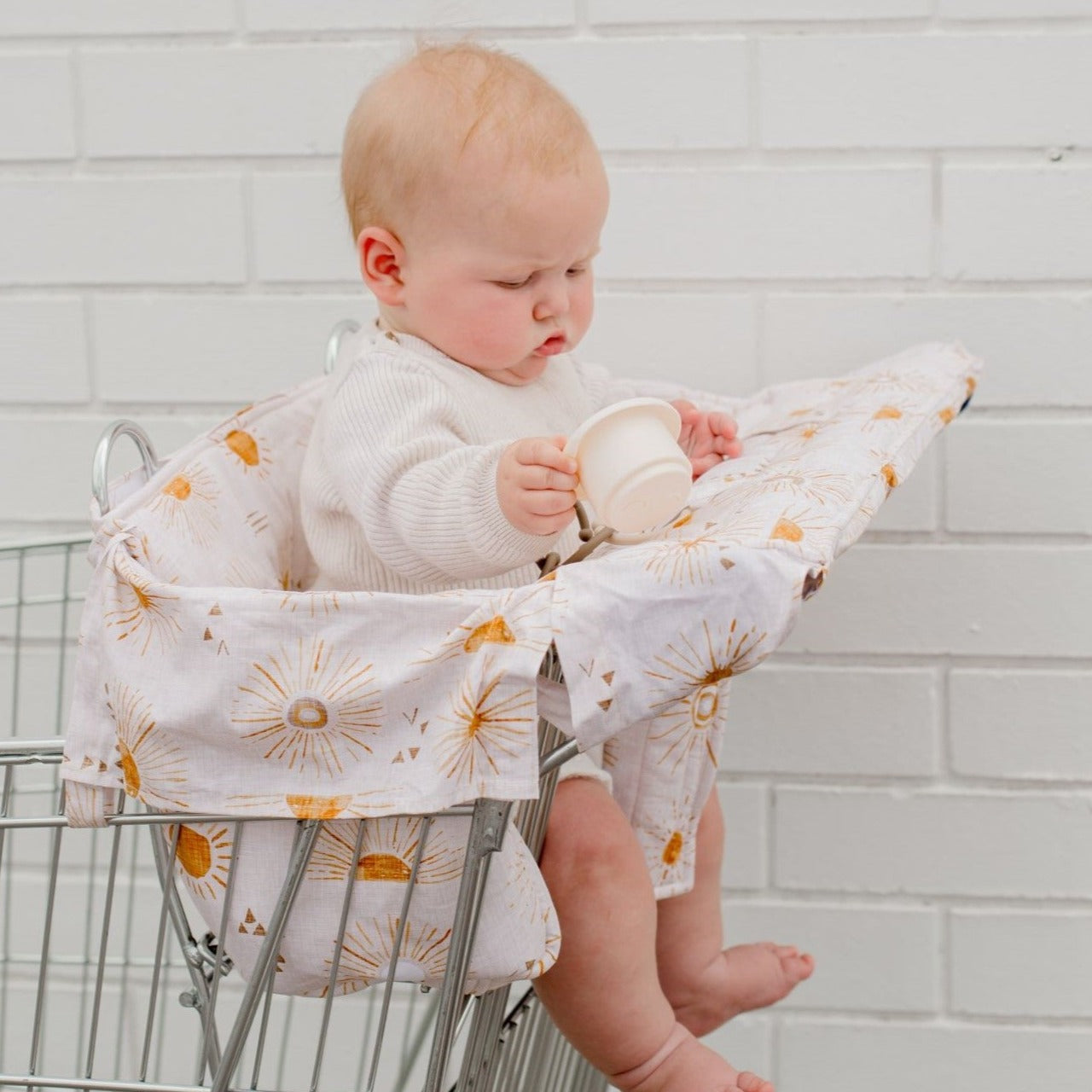 Universal Padded Trolley Liner | Bohemian Sunshine – Bambella Designs