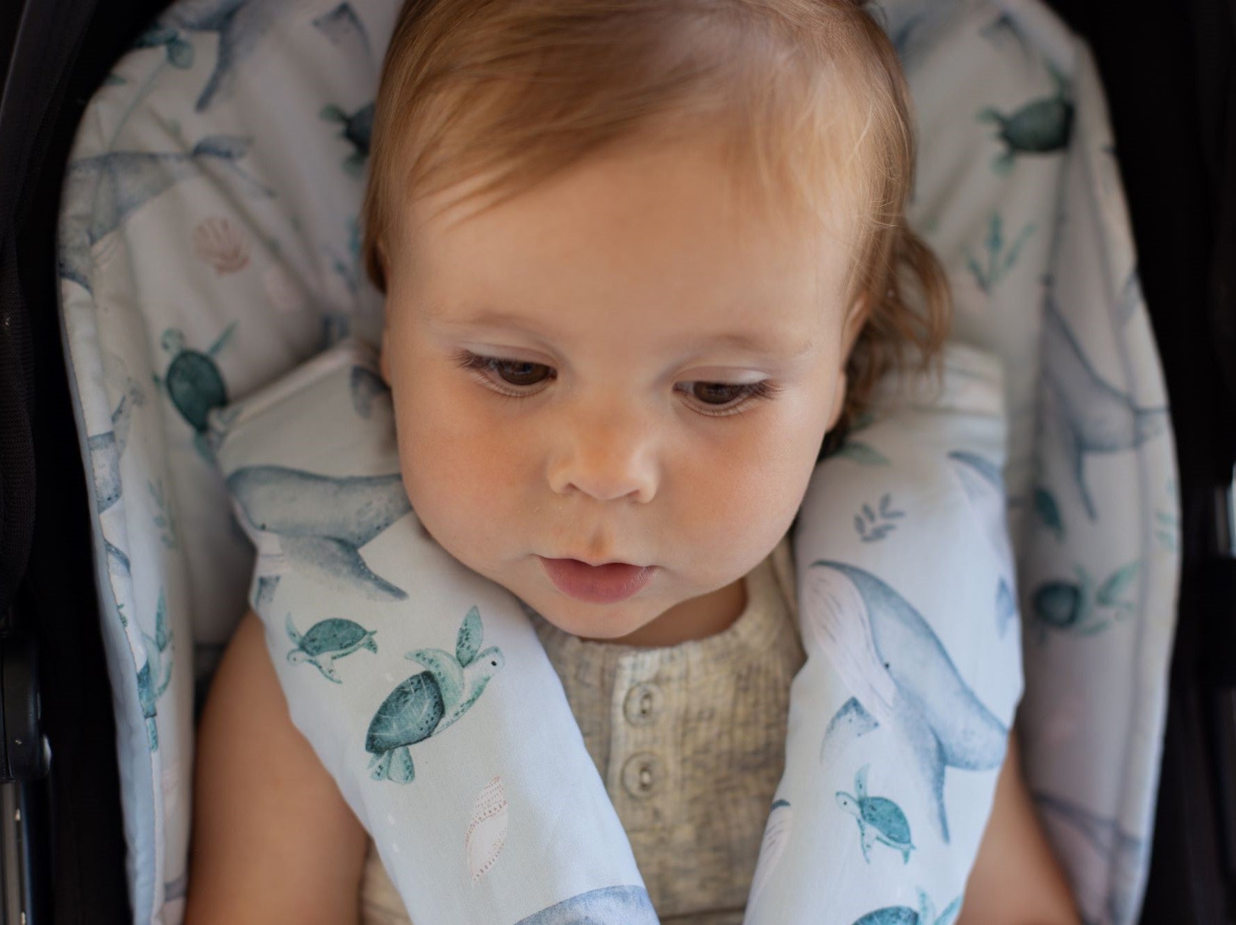 Bambella Pram Harness Covers | Turtle Bay – Bambella Designs