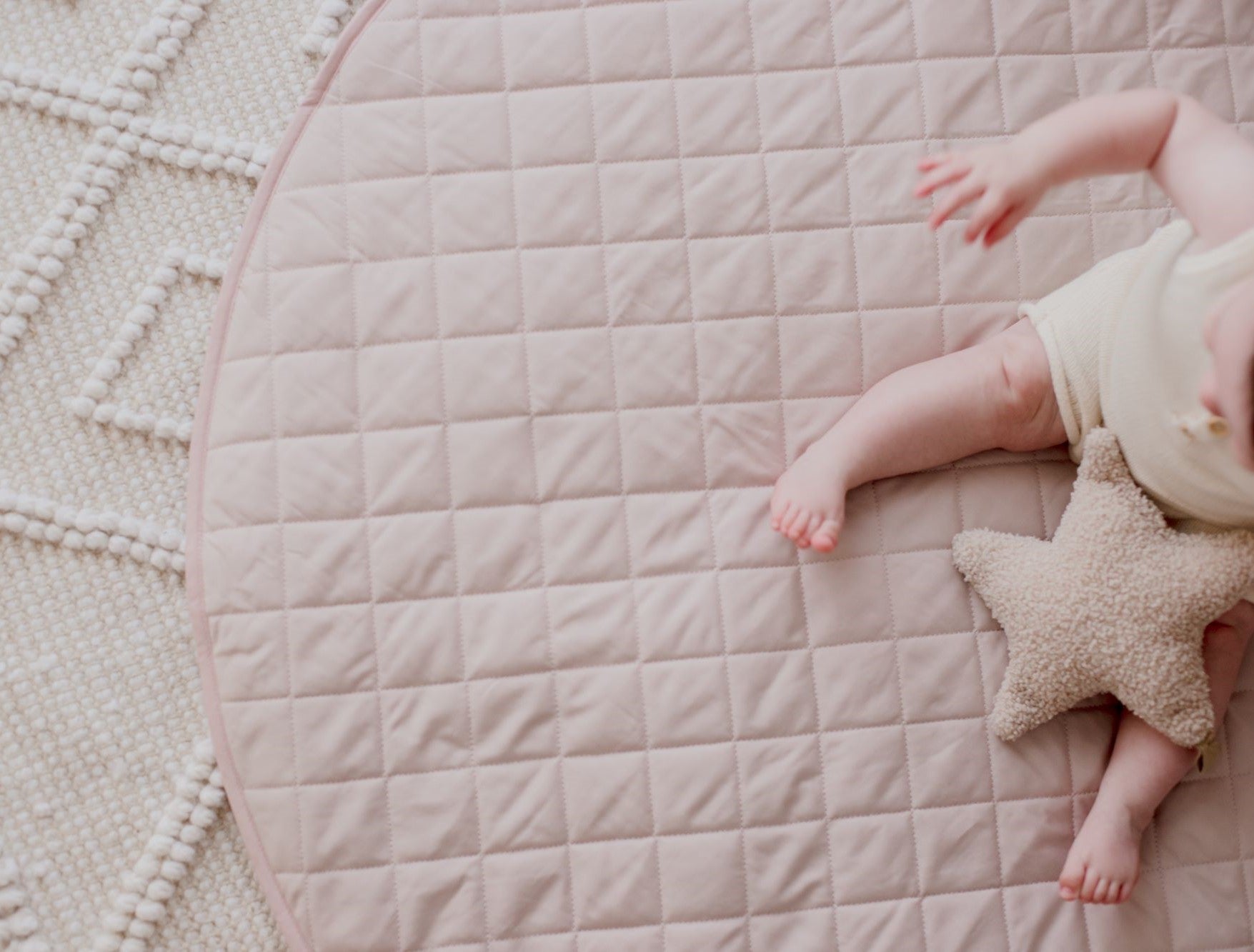 Waterproof Padded Play Mat | Lullaby Pink – Bambella Designs