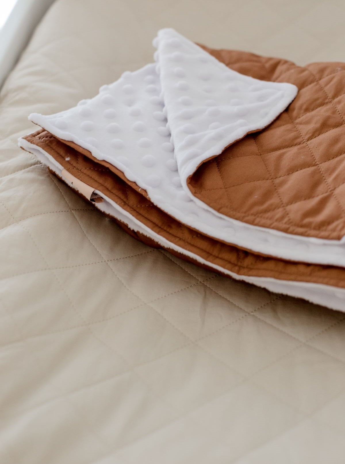 Bambella Designs Quilted Snuggle Blanket | Chestnut