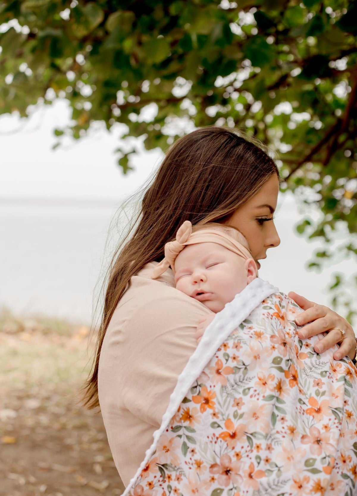 Bambella Designs Quilted Snuggle Blanket | Bloom