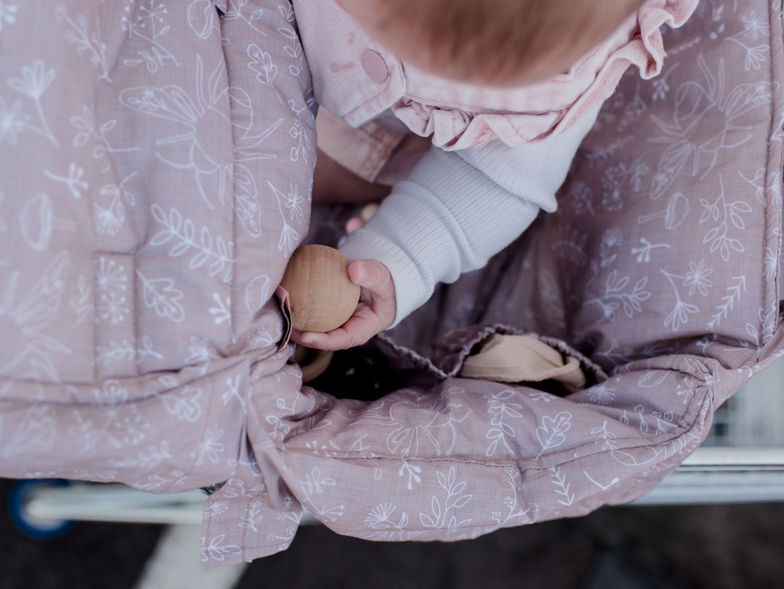 Universal Padded Trolley Liner | Bee Kind – Bambella Designs