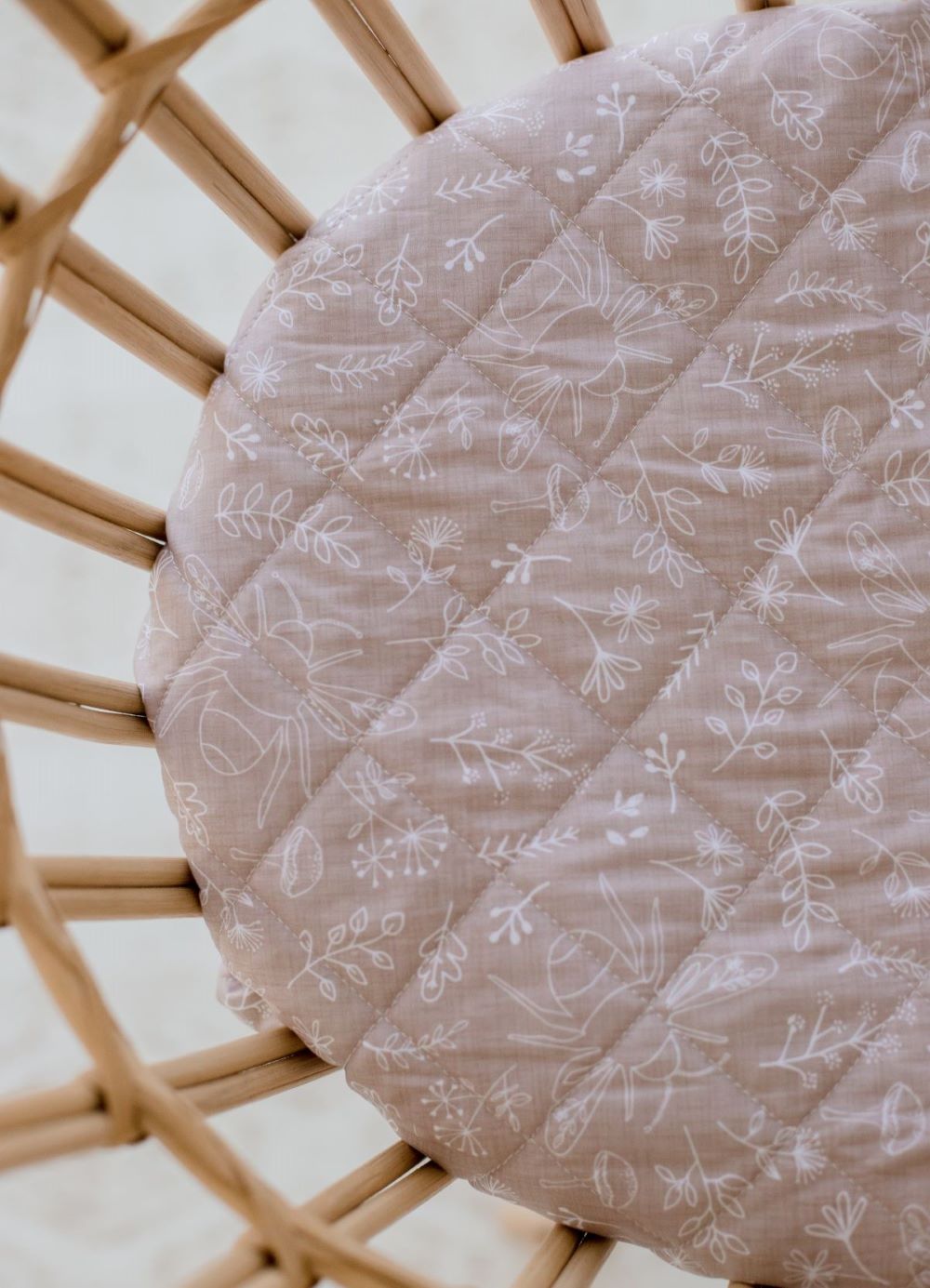 Bambella Waterproof Fitted Bassinet Sheet | Bee Kind – Bambella Designs