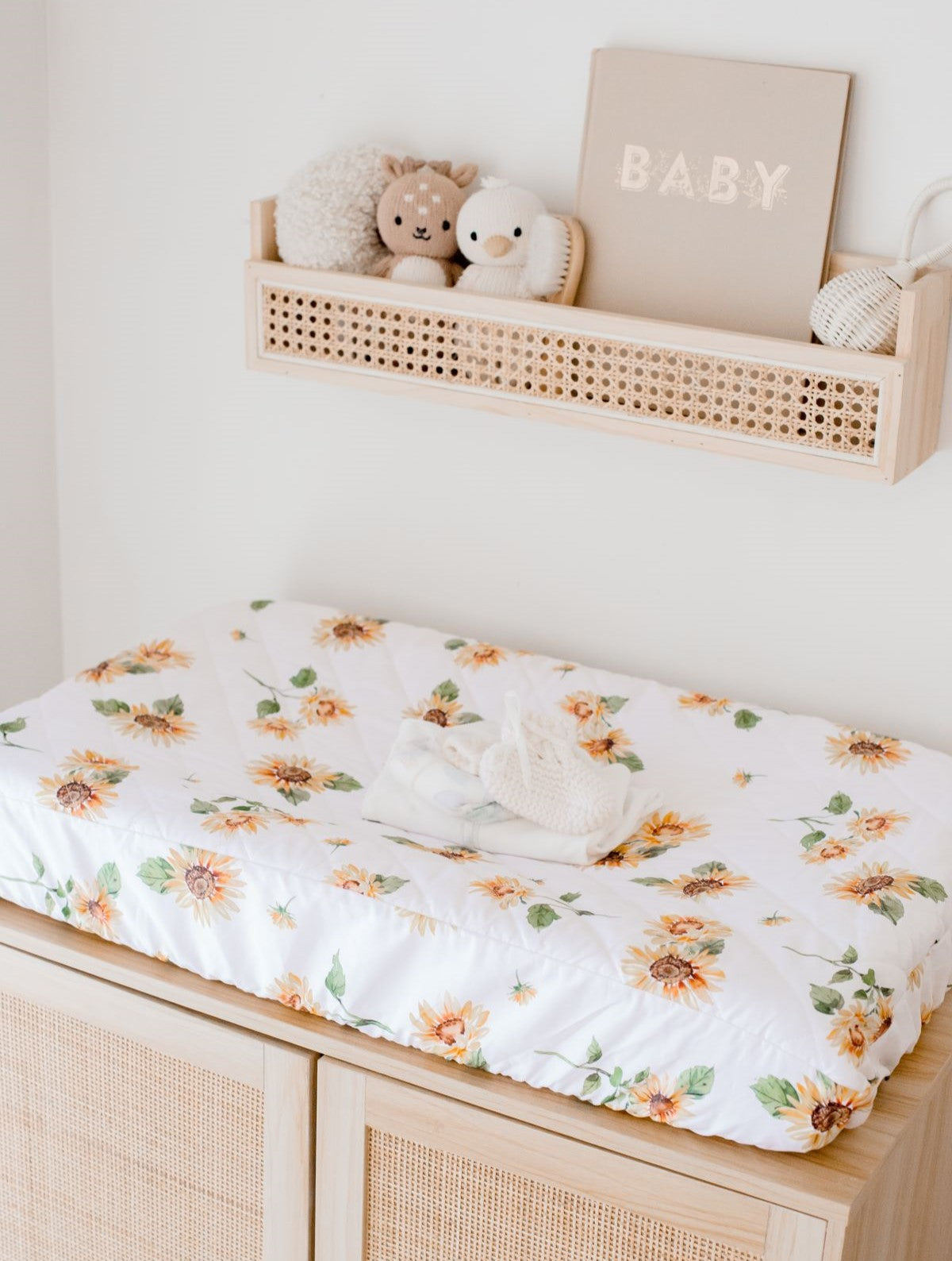 Waterproof Bassinet Sheet/Change Mat Cover | Sunny Days – Bambella Designs