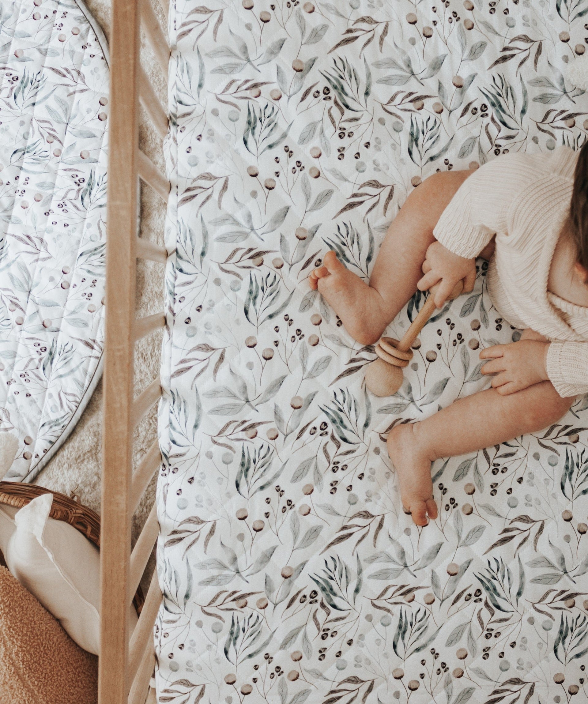 Waterproof Cot Sheet | Botanical – Bambella Designs