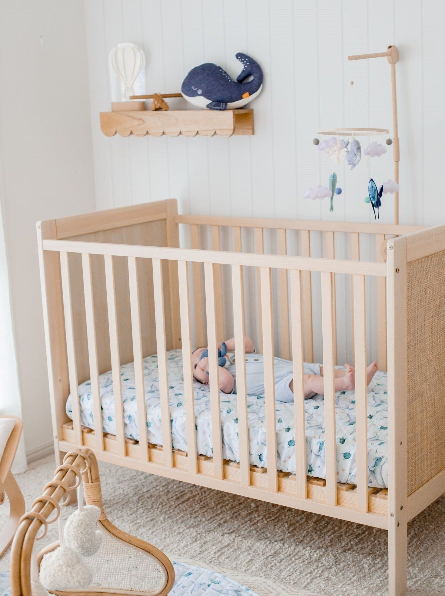 Waterproof Cot Sheet | Turtle Bay – Bambella Designs