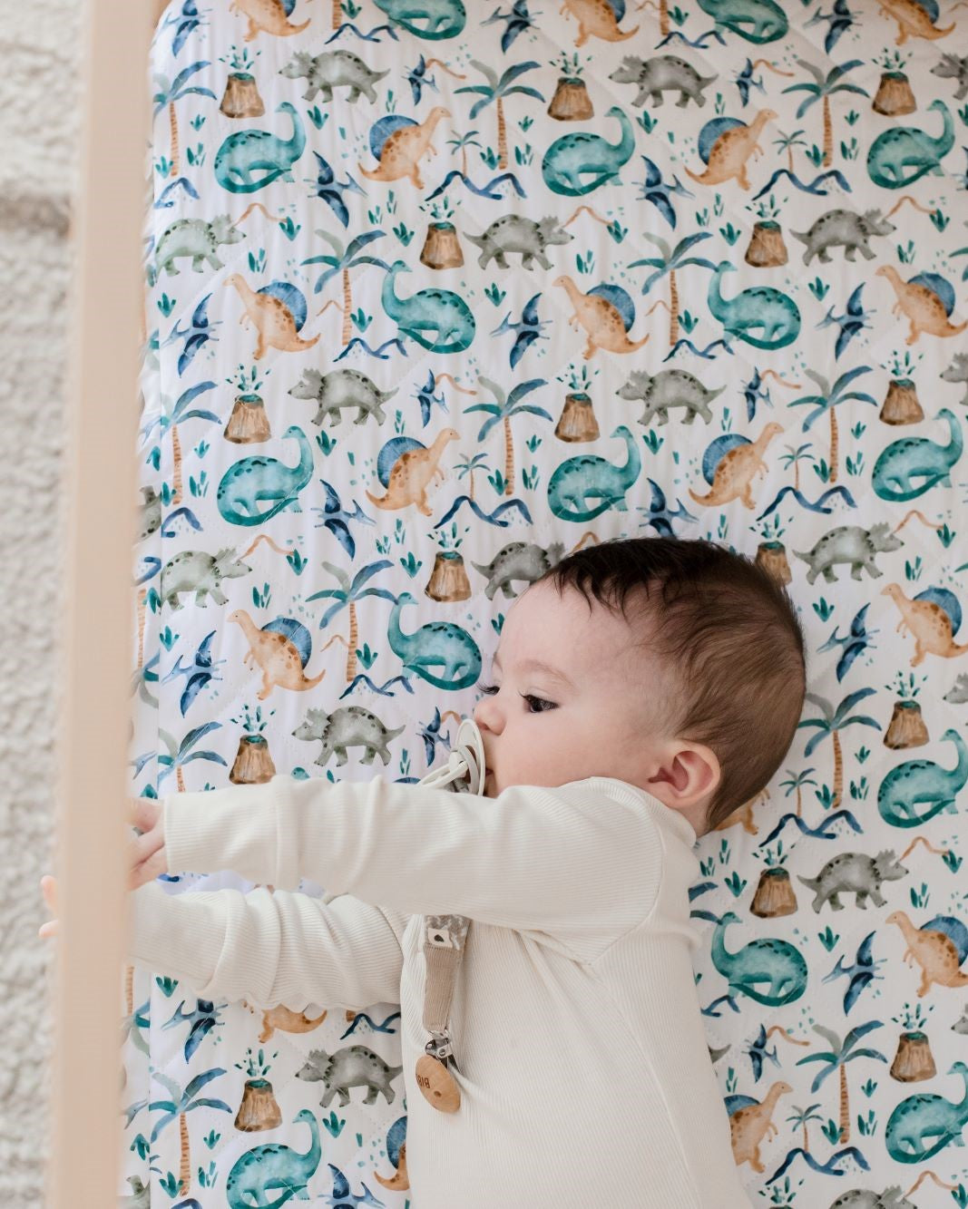 Waterproof Cot Sheet | Wild Dinosaurs – Bambella Designs