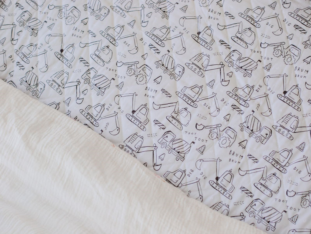Waterproof Fitted Sheet | Can You Dig It? – Bambella Designs