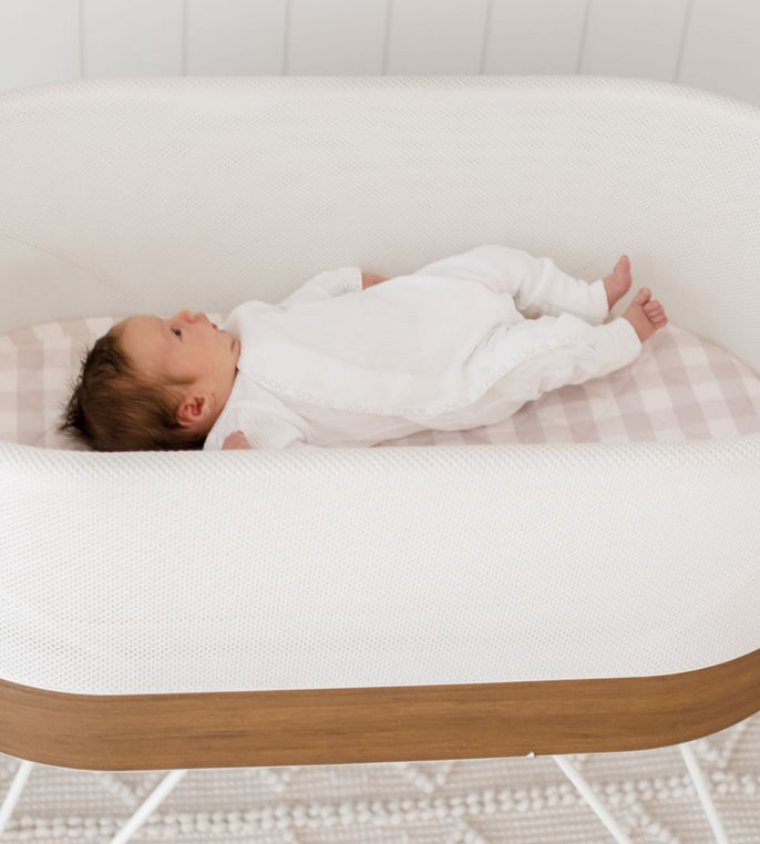 Oval/Moses Waterproof Bassinet Sheets - Moses Baskets & Snoo – Bambella ...