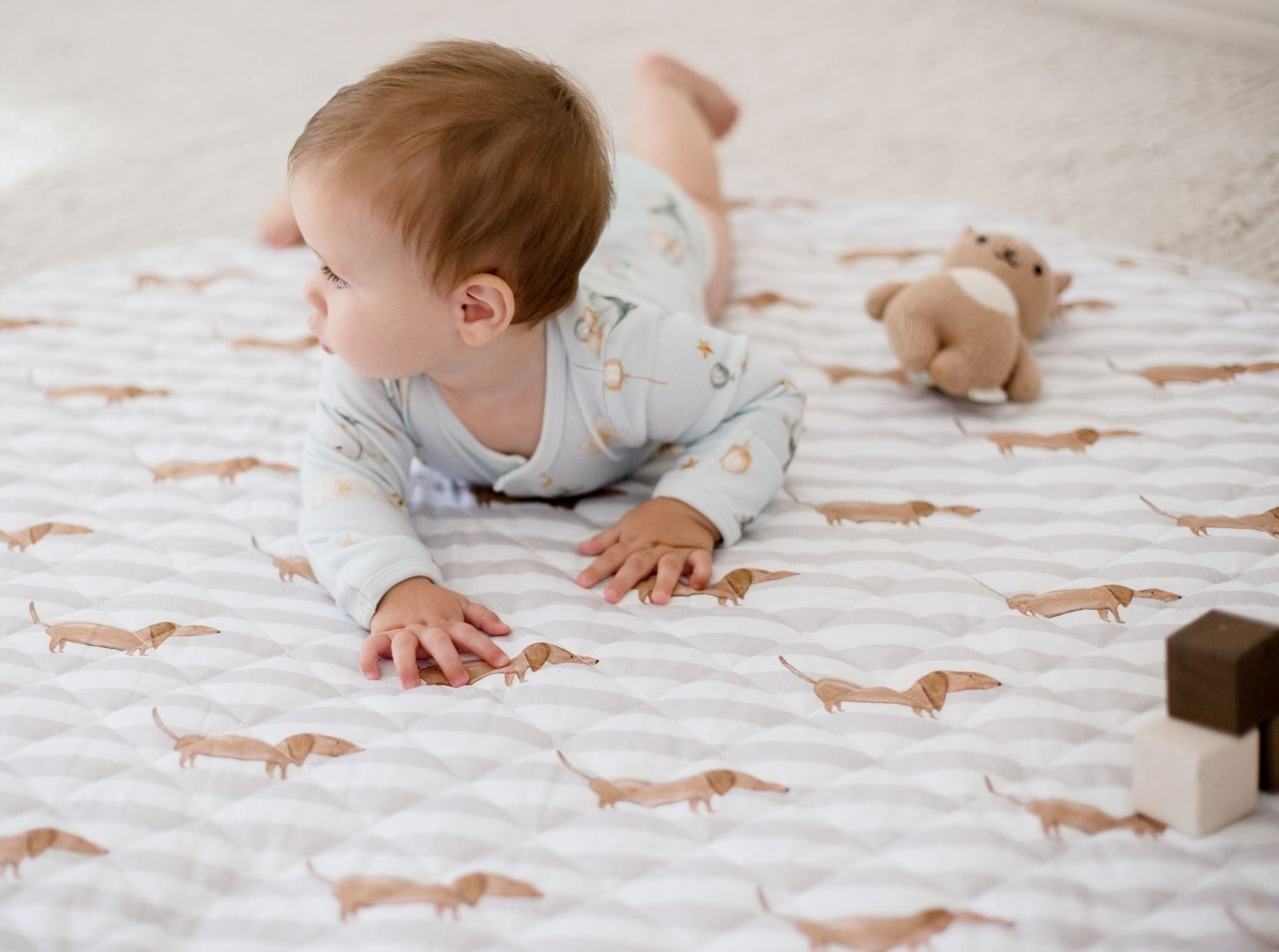 Waterproof Padded Play Mat | Dachshund Days – Bambella Designs