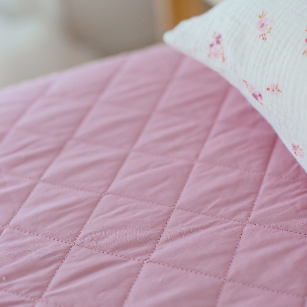 Waterproof Fitted Sheet | Dusty Mauve – Bambella Designs