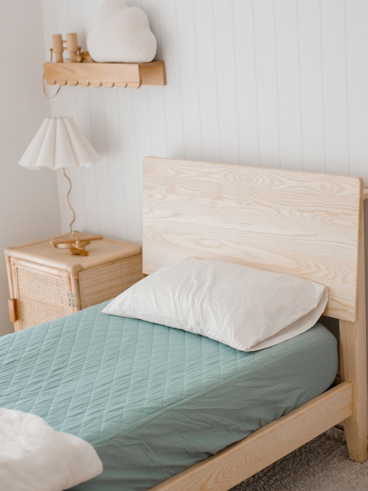 Waterproof Fitted Sheet | Lagoon – Bambella Designs