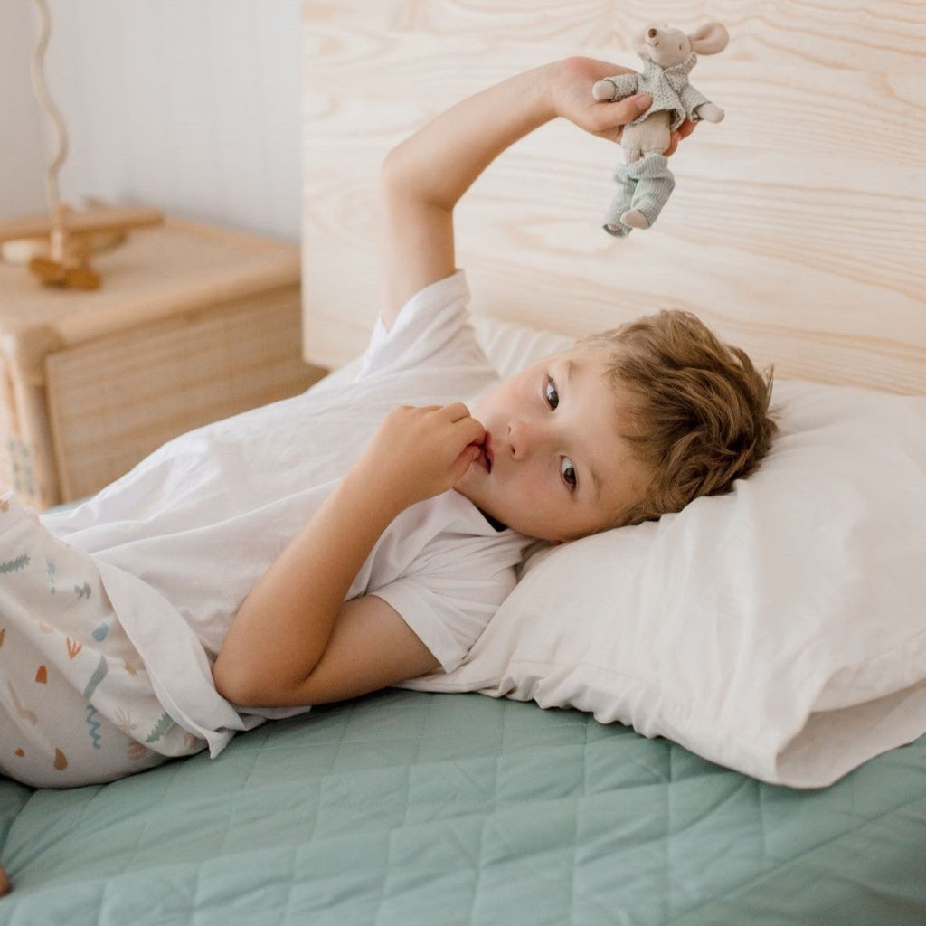 Waterproof Fitted Sheet | Lagoon – Bambella Designs