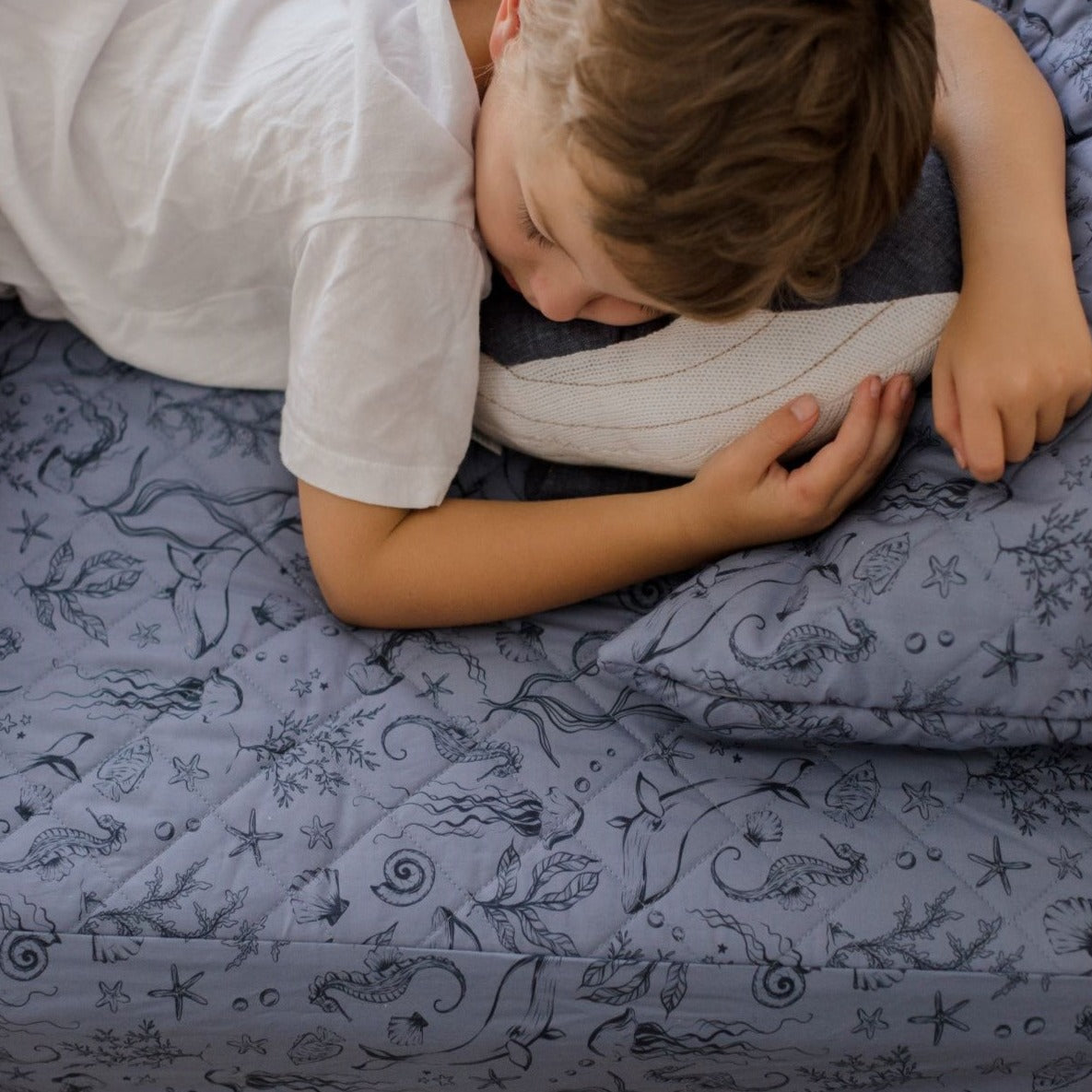 Waterproof Fitted Sheet | Under the Sea – Bambella Designs