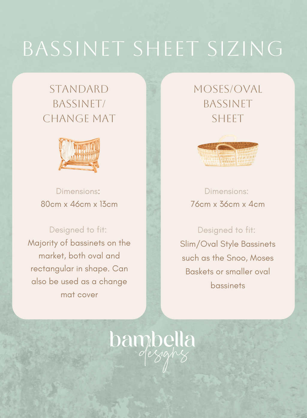 Waterproof Fitted Bassinet Sheet | Sunny Days – Bambella Designs