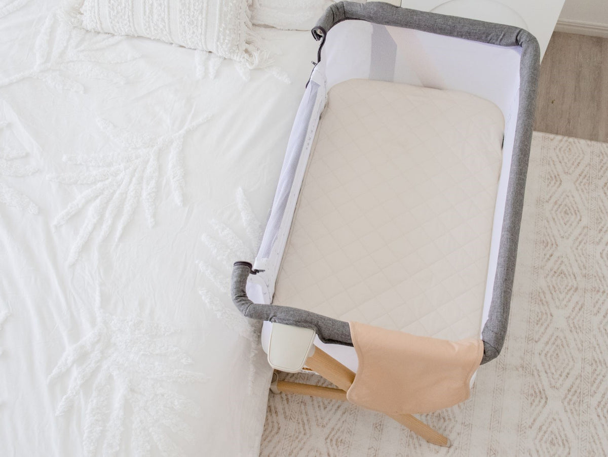 Oat | Bambella Waterproof Co-Sleeper Fitted Sheets – Bambella Designs