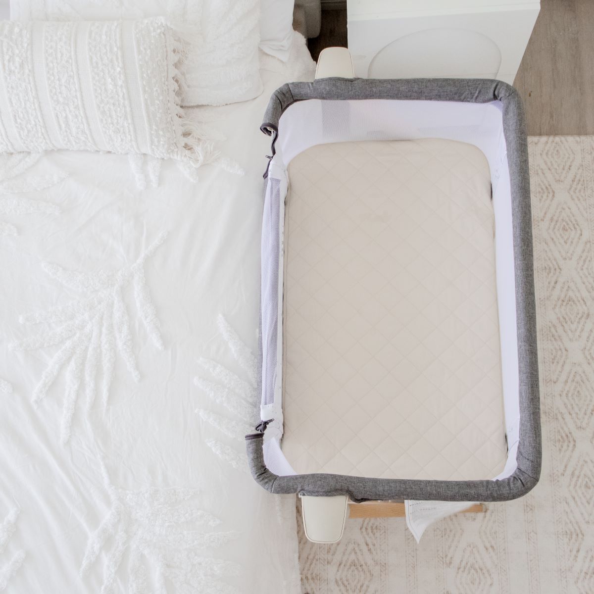 Oat | Bambella Waterproof Co-Sleeper Fitted Sheets – Bambella Designs