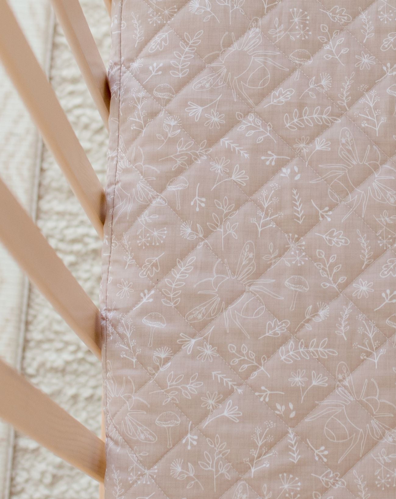 Waterproof Fitted Cot Sheet | Bee Kind – Bambella Designs