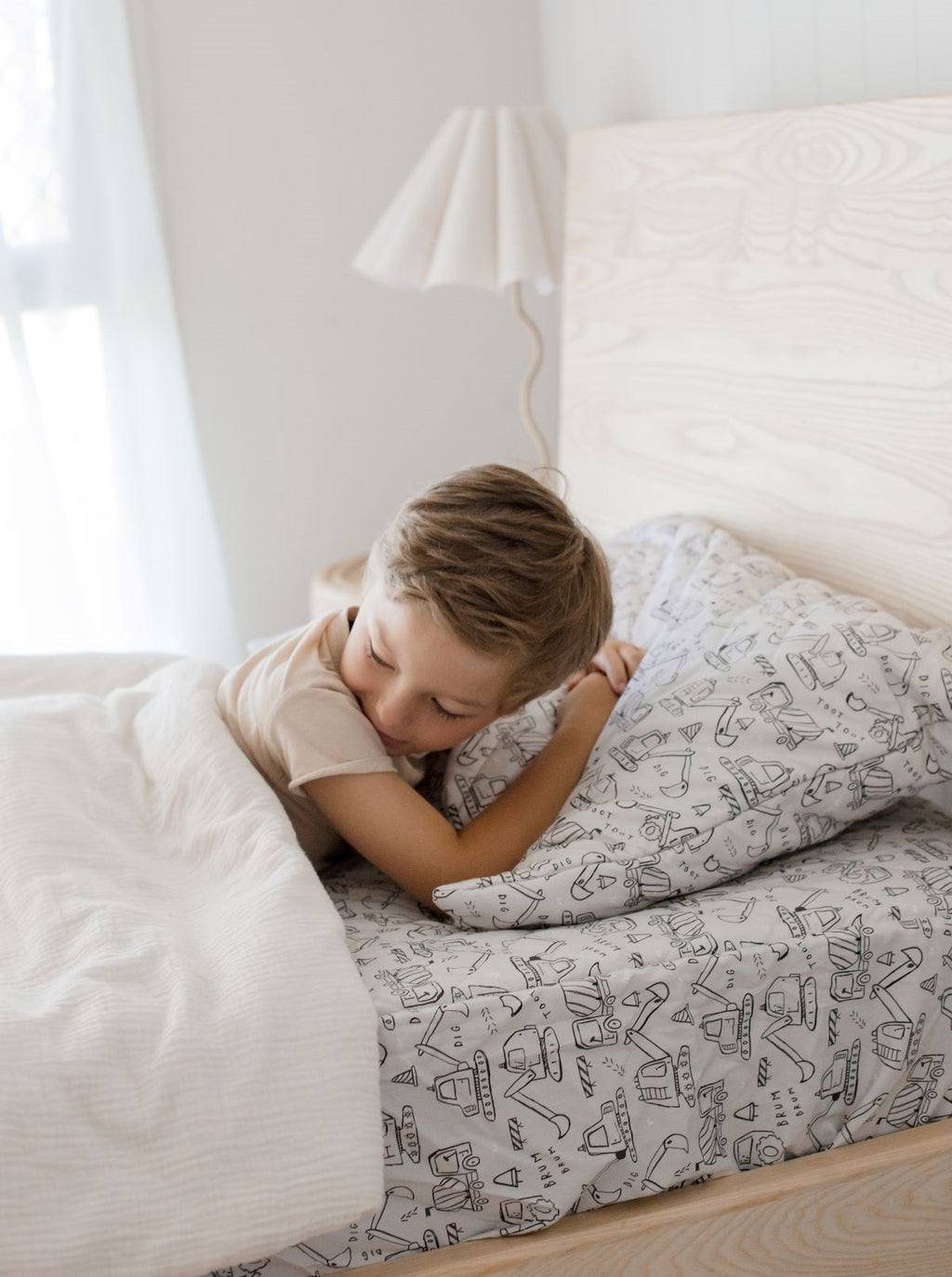 Waterproof Cot Sheet | Sage Sunshine – Bambella Designs