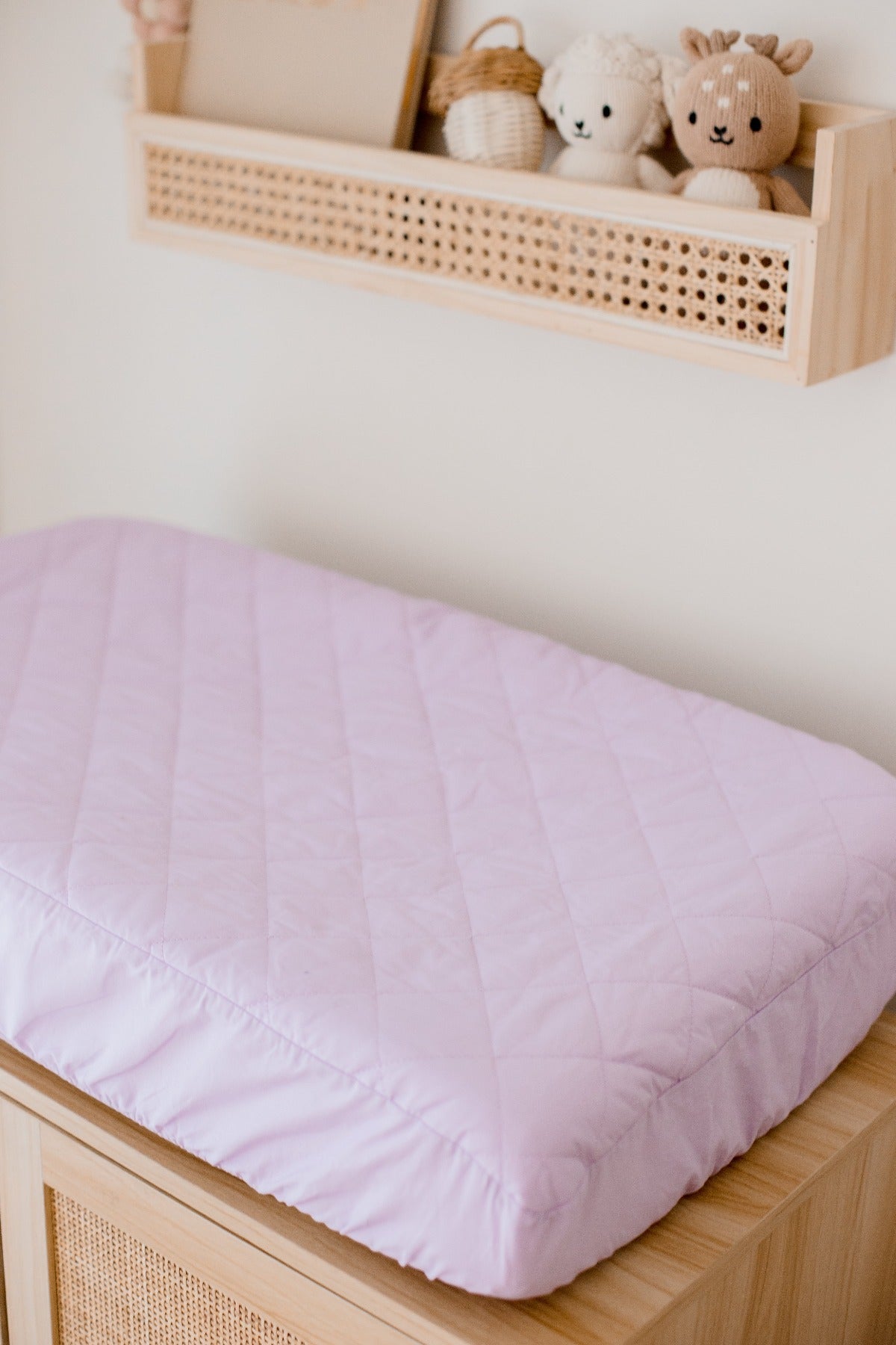 Waterproof Fitted Bassinet Sheet | Lavender Haze – Bambella Designs