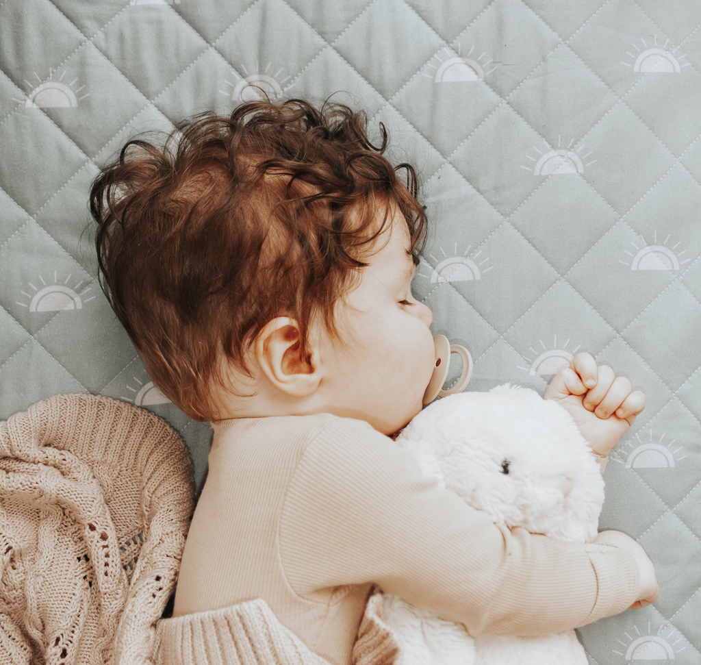 Bambella Waterproof Fitted Bassinet Sheet | Sage Sunshine – Bambella ...